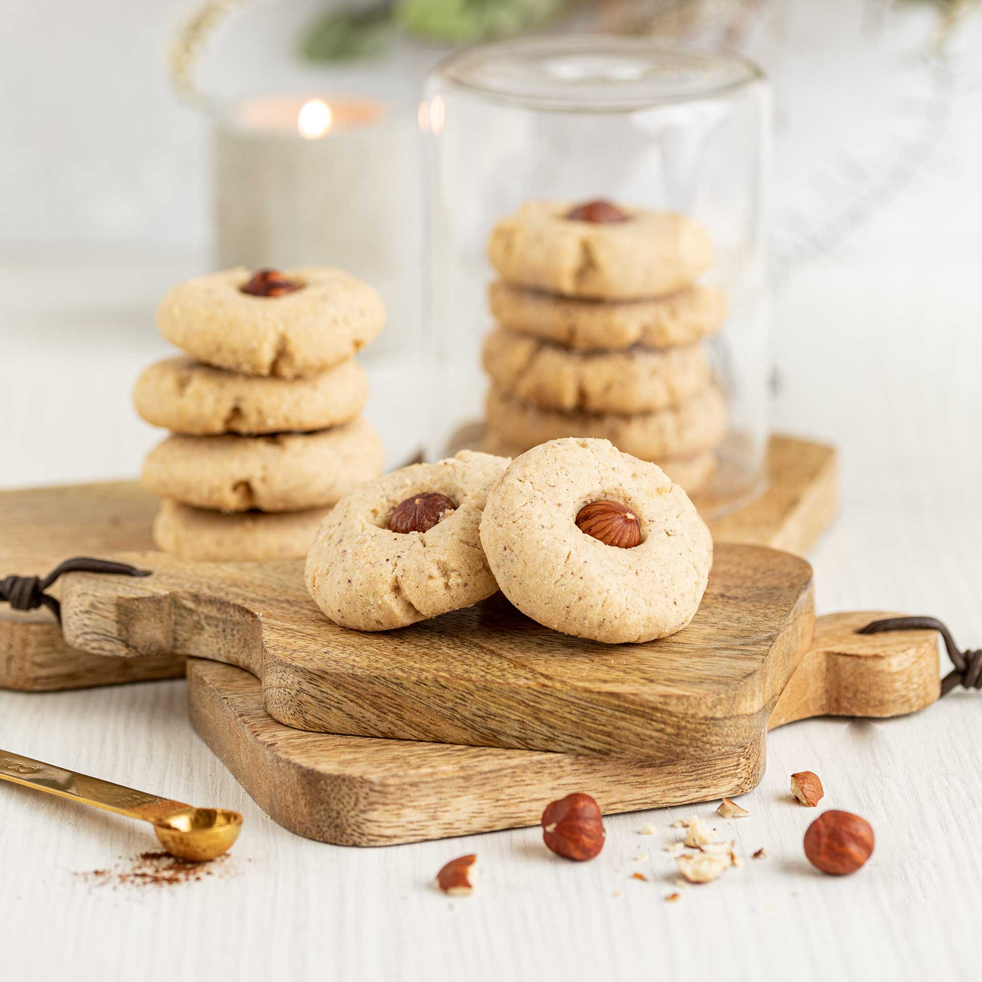 SteviaSweet | Biscuit de Noël aux noisettes sans sucre