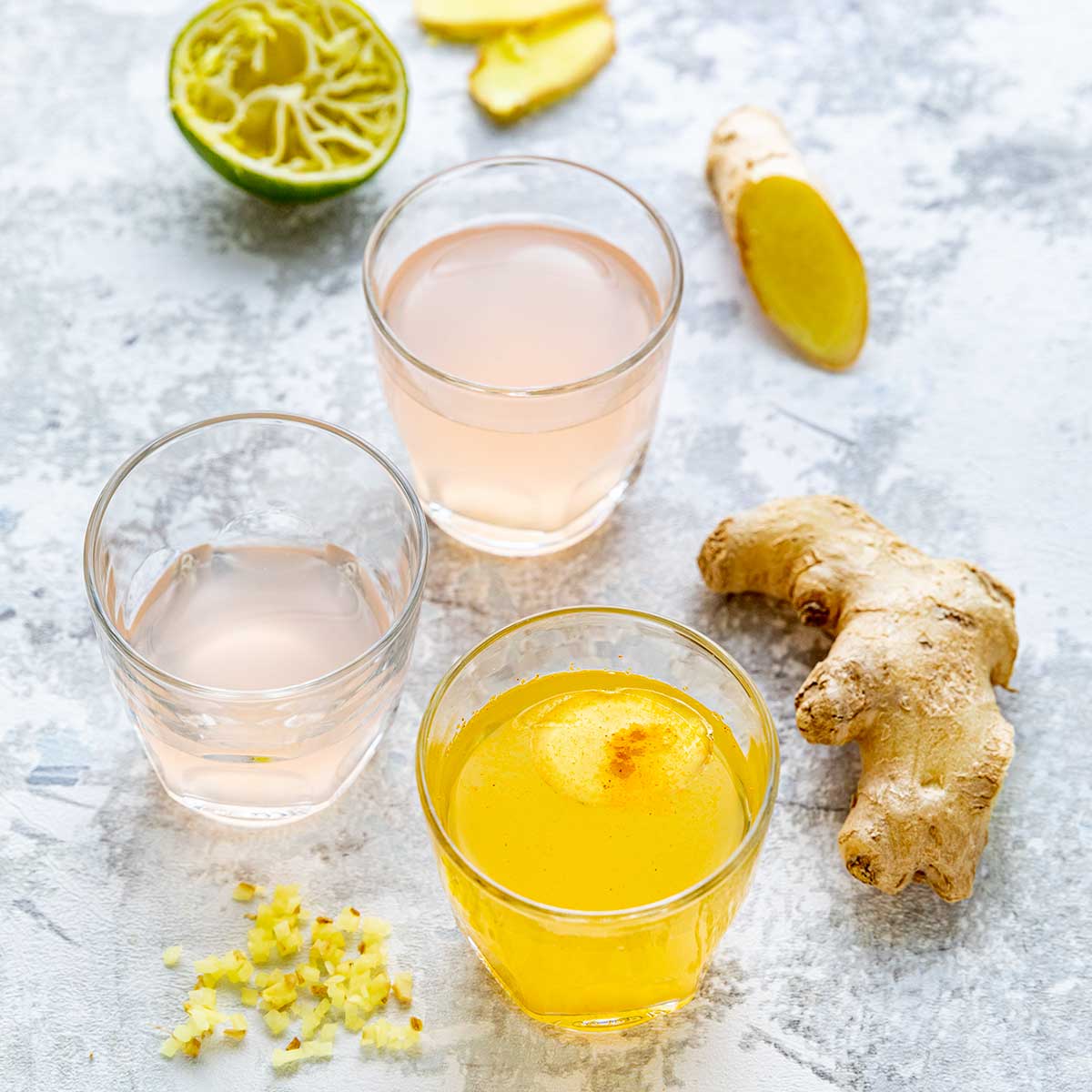 SteviaSweet | Shot au gingembre assaisonné de citron et de miel