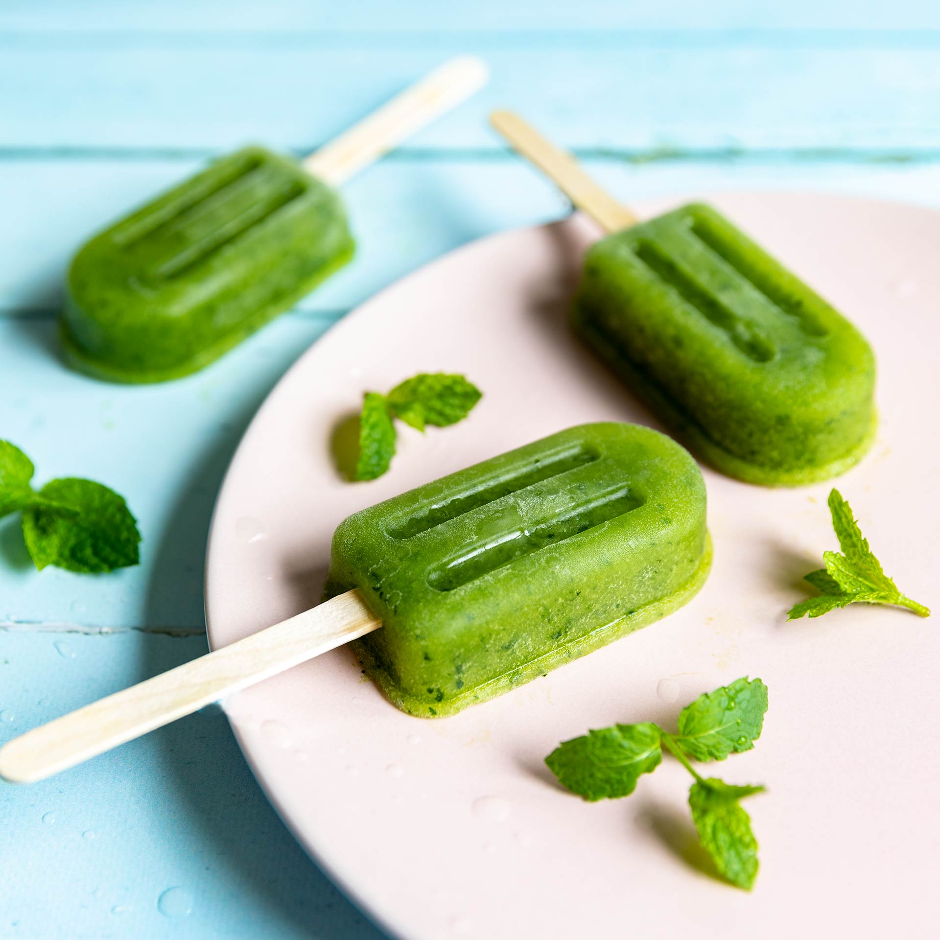 SteviaSweet | Pospiscles (bâtonnets glacés) au concombre et à la menthe ...